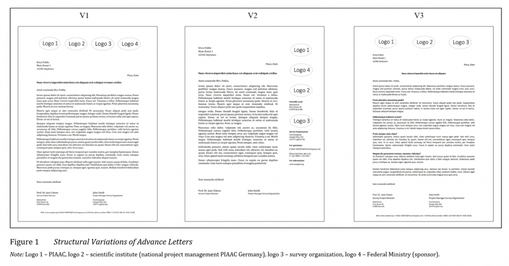 Optimizing Advance Letters: Findings From a Cognitive Pretest | Survey ...